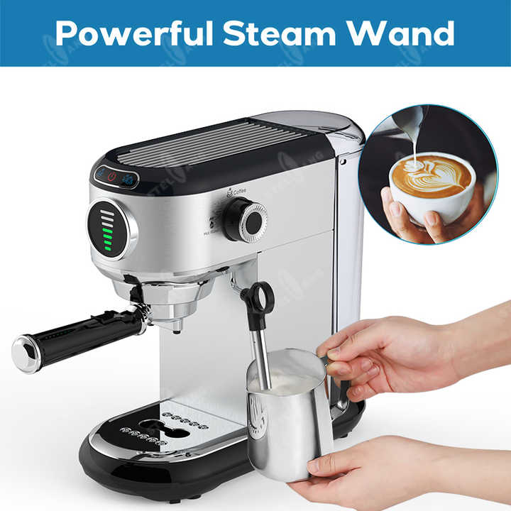 3 In 1 15 Bar Electric Espresso Machine Manual Italian Espresso Coffee ...